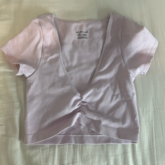 Urban Outfitters | Tops | Urban Outfitters Light Pink Crop Top | Poshmark